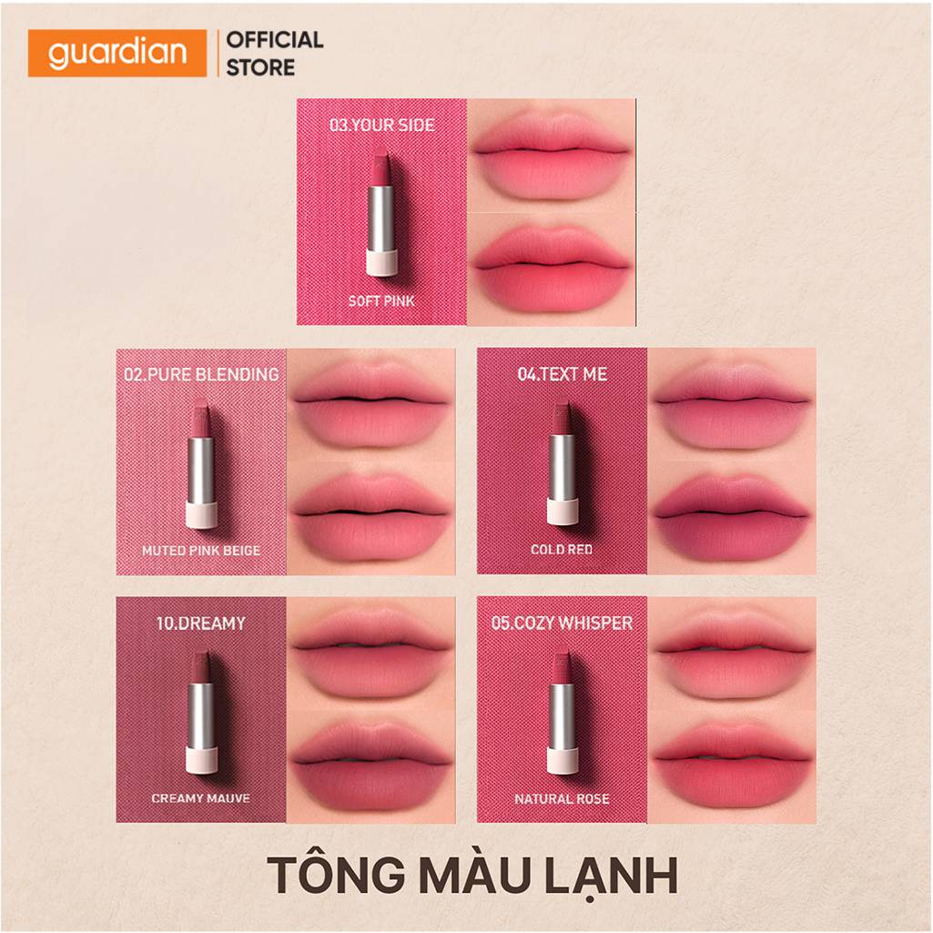 Son Sáp Mịn Lì 3CE Cashmere Hug Lipstick #05 Cozy Whisper - Hồng Hạ ...