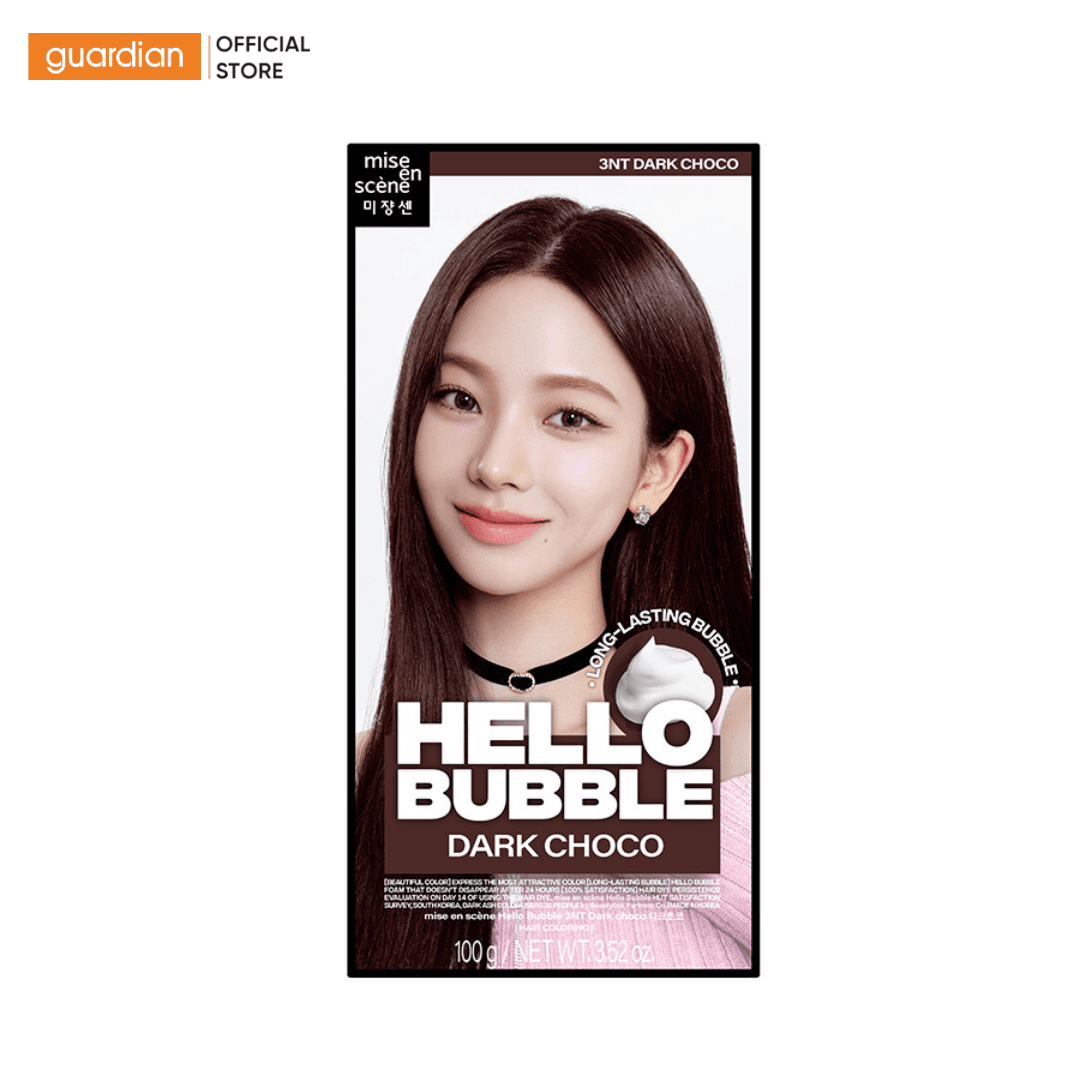 Thuốc Nhuộm Mise En Scene Hello Bubble 3NT Choco Nâu Đen Choco 100G