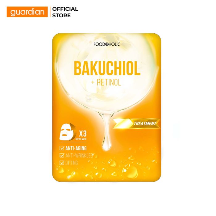 Mặt Nạ Hỗ Trợ Tái Tạo, Chống Lão Hoá Da Foodaholic Bakuchiol Ample Mas