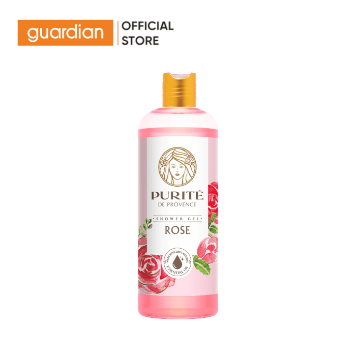 Sữa Tắm Thiên Nhiên Purite Rose Hương Hoa Hồng 500ml