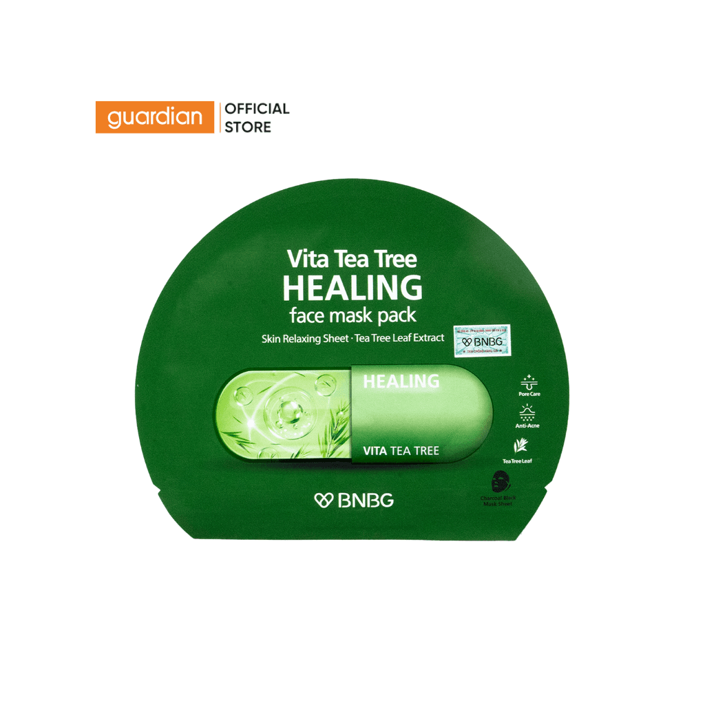 Mặt nạ BNBG Vita Tea Tree Healing Face Mask Pack Tràm Trà Thải Độc Da,