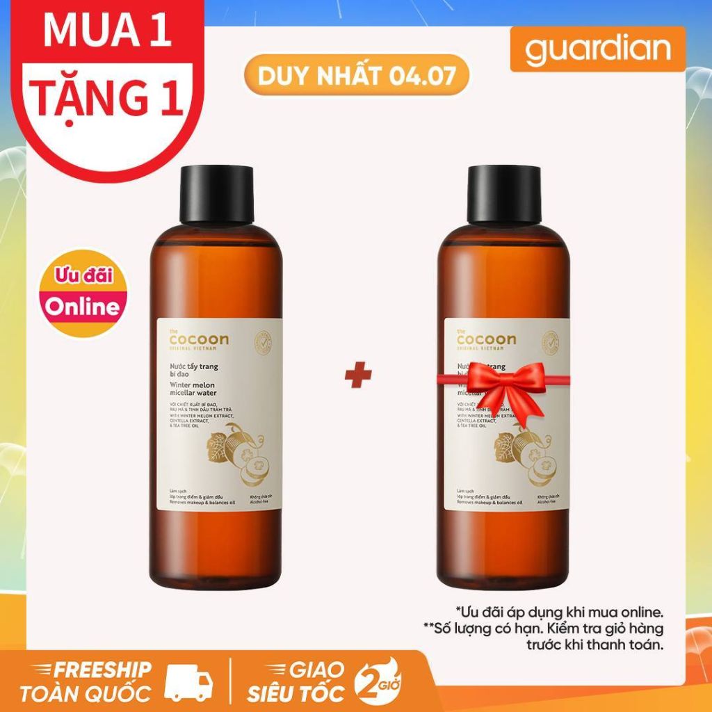 Nước Tẩy Trang Bí Đao Cocoon 500ml