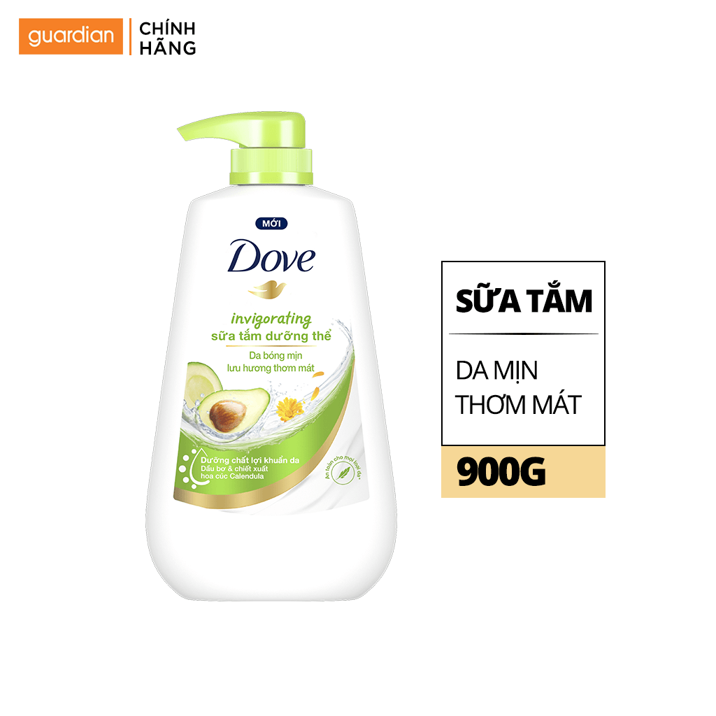 Sữa Tắm Dưỡng Thể Mịn Da, Thơm Mát Dove Invigorating Với Dầu Bơ Và ...