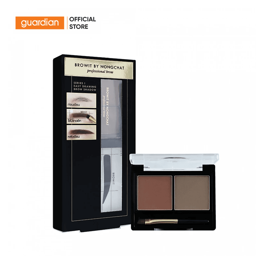 Phấn kẻ chân mày Browit Easy Drawing Brow Shadow 4g Free Brow Sticker