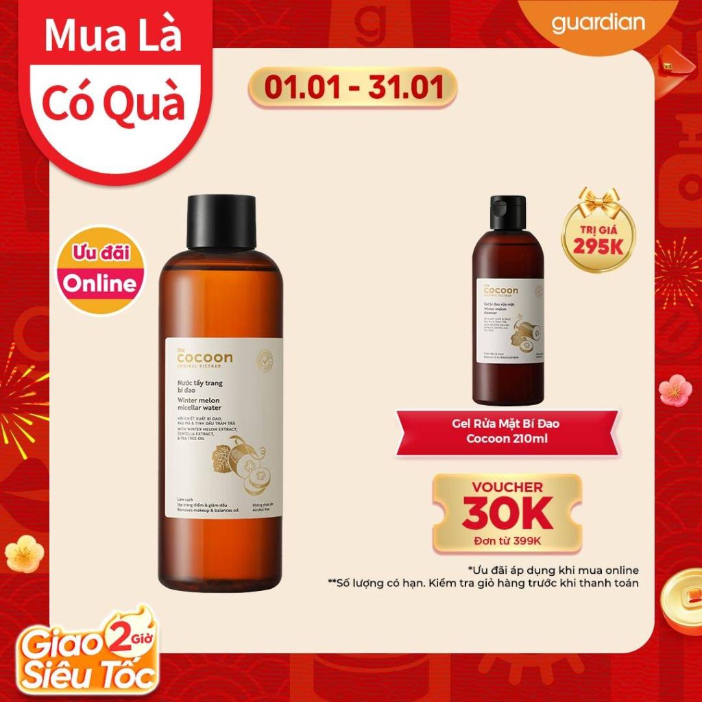 Nước Tẩy Trang Bí Đao Cocoon 500ml