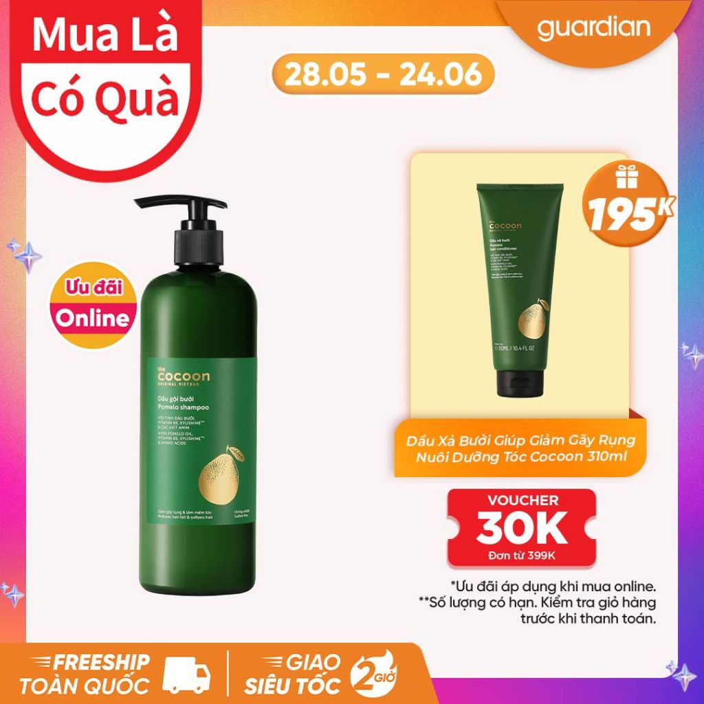 Dầu Gội Bưởi Cocoon 500Ml