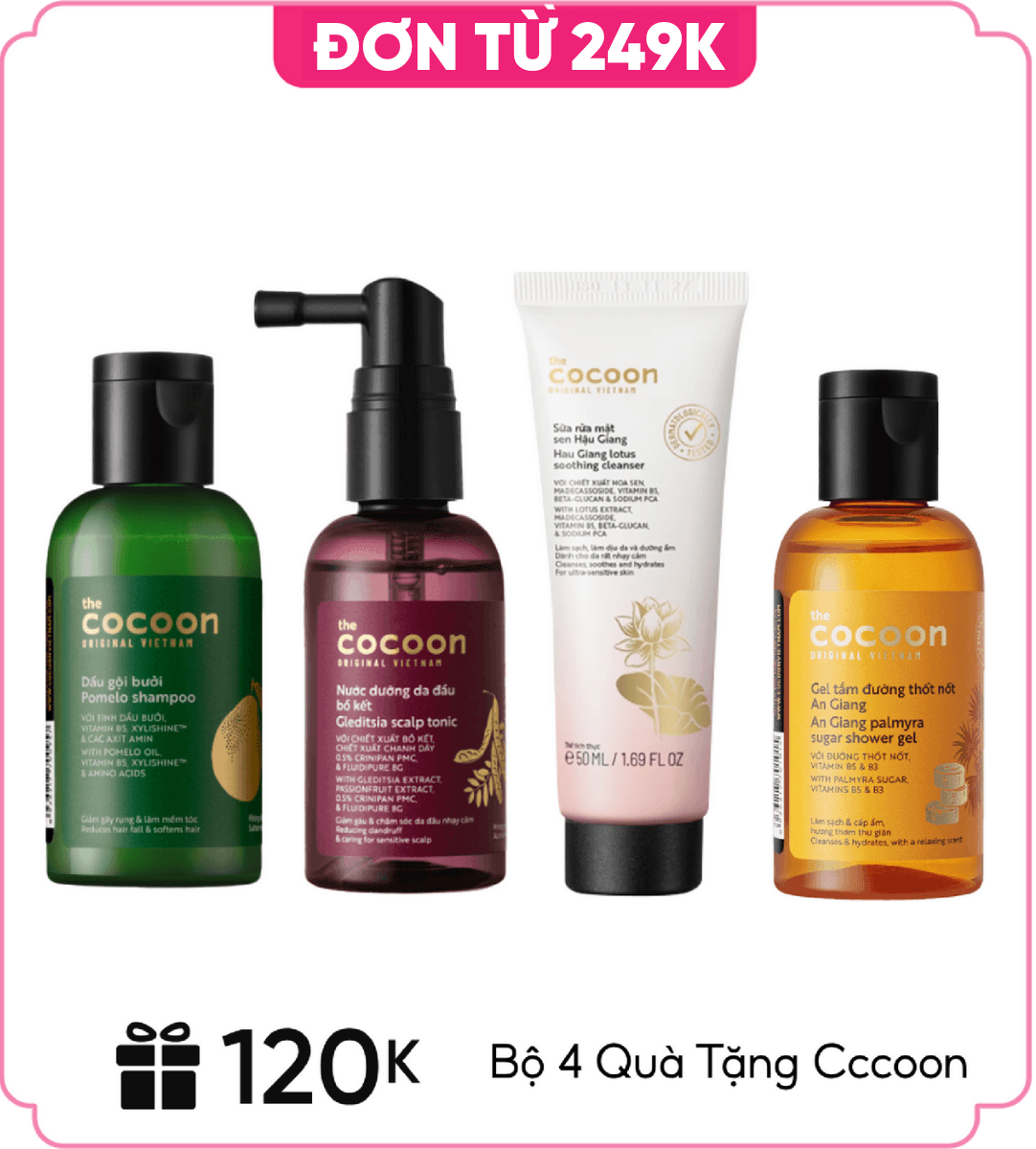 Nước Dưỡng Tóc Tinh Dầu Bưởi Cocoon 140Ml